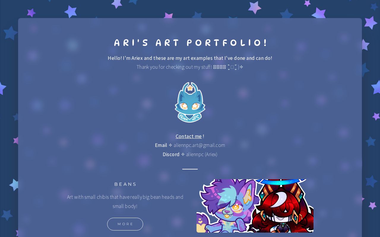 Ariex's art portfolio